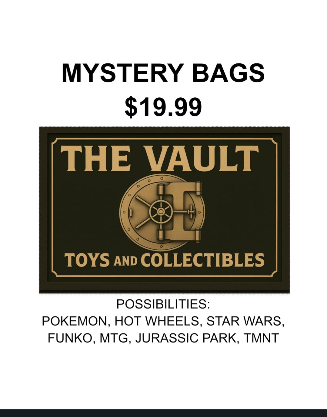 Grab Bags – The Vault Toys and Collectibles